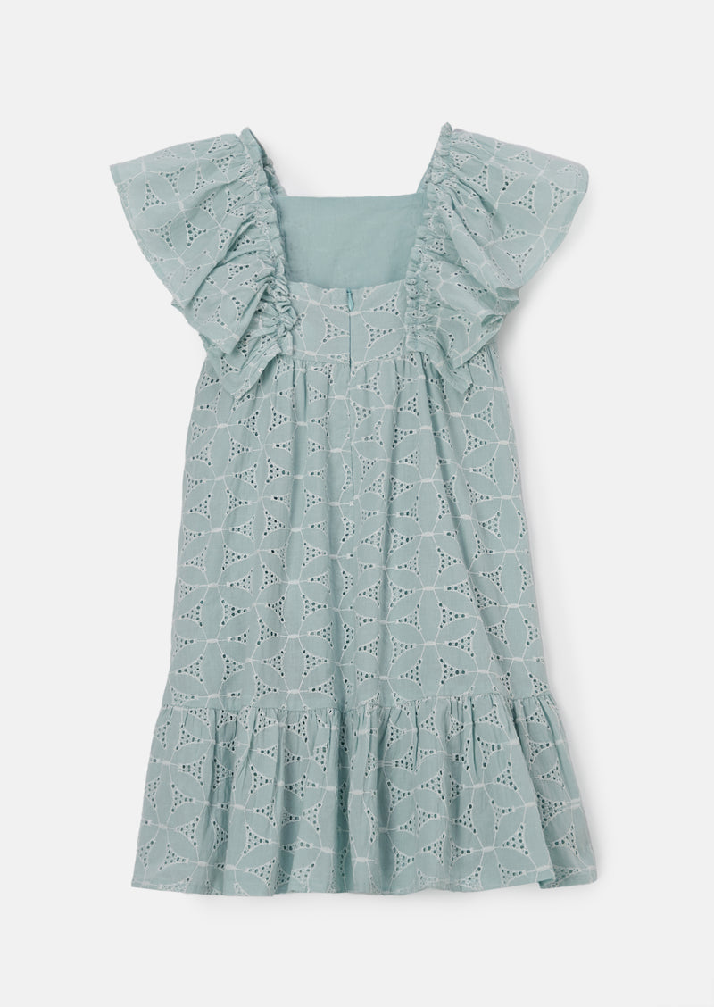 Girls Mint Green Dress | Angel & Rocket