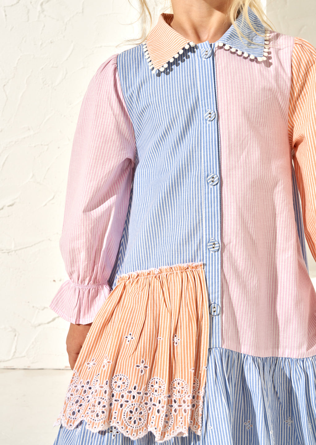 Pastel Stripe Dress | Angel & Rocket