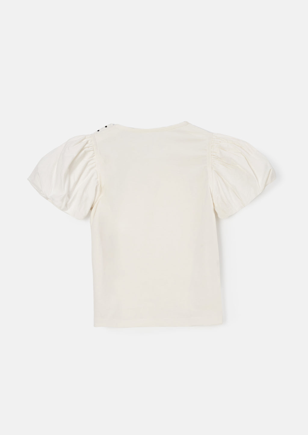 Girls Ivory Tee Angel And Rocket
