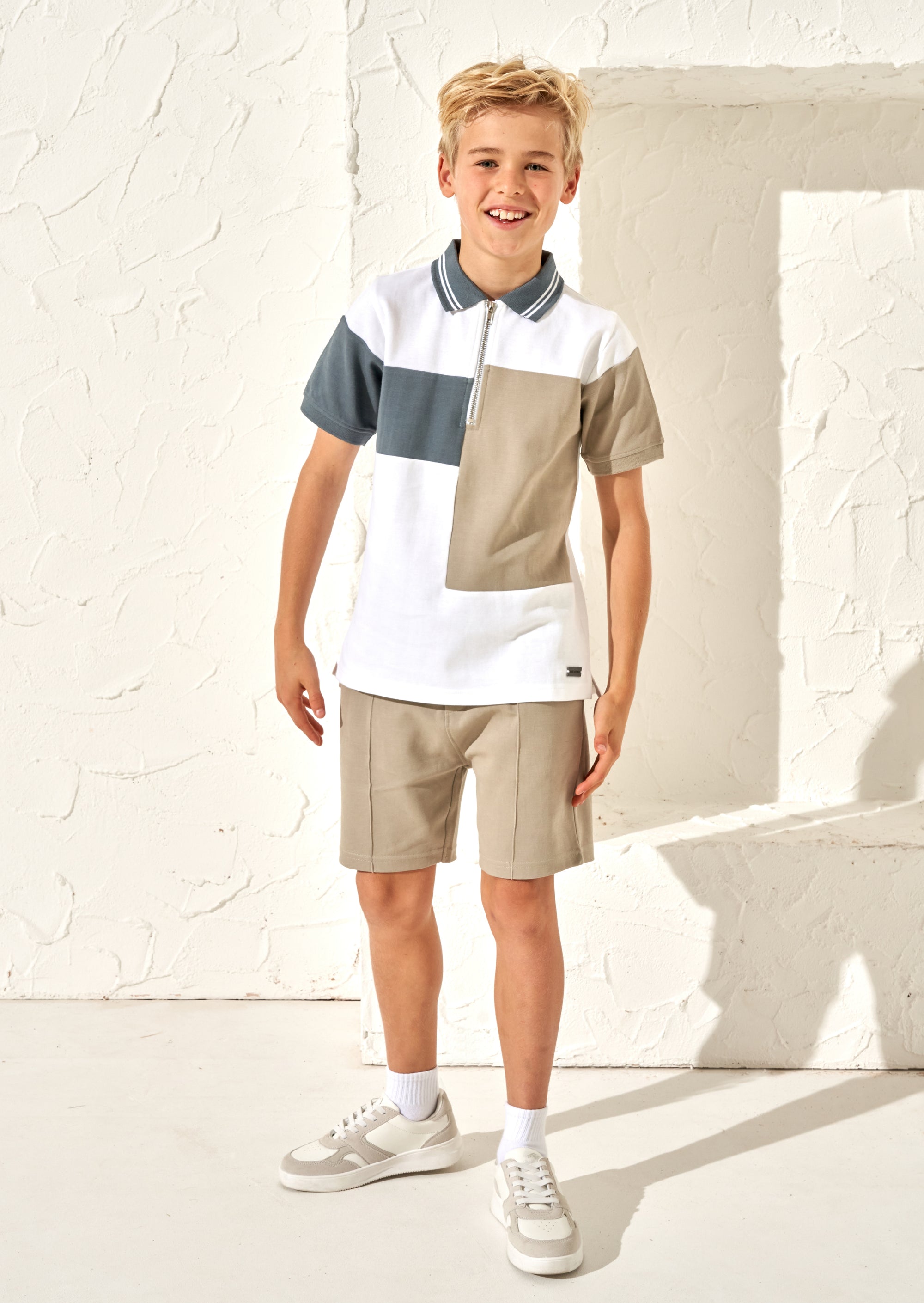 Boys Khaki Shorts | Angel & Rocket