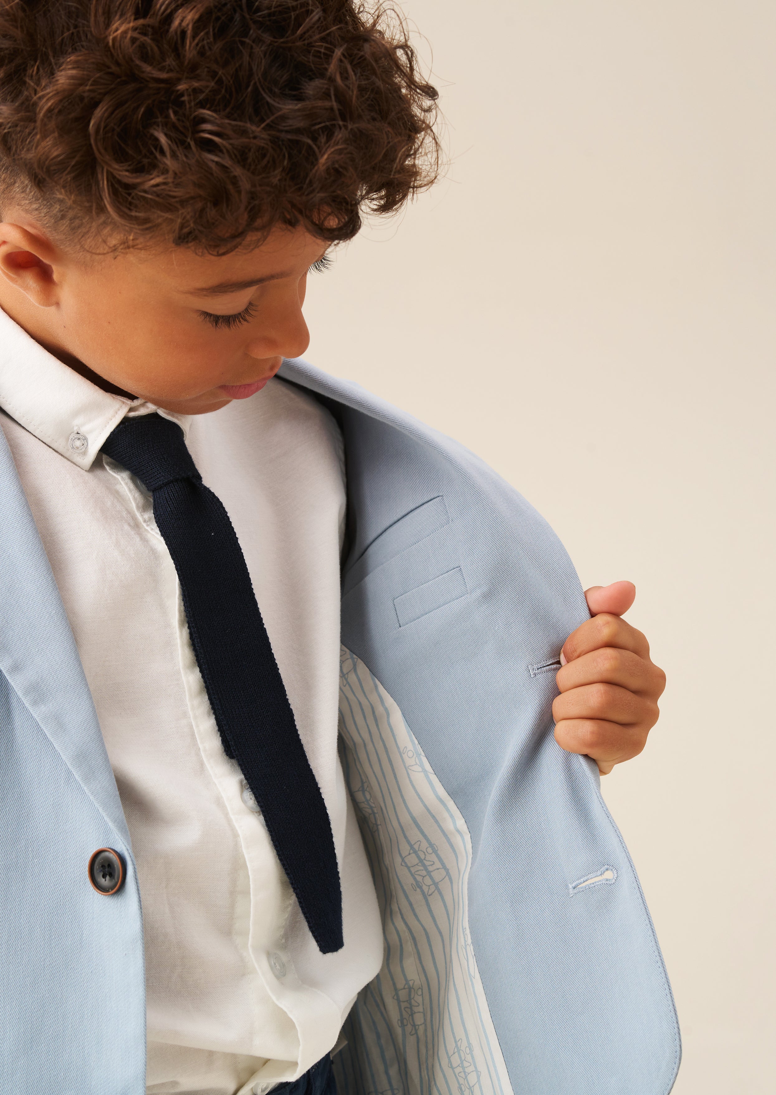 Boys Smart Blue Blazer | Angel & Rocket