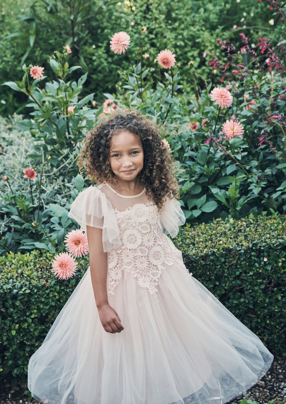 Tulle Flower Girl Dress | Angel & Rocket