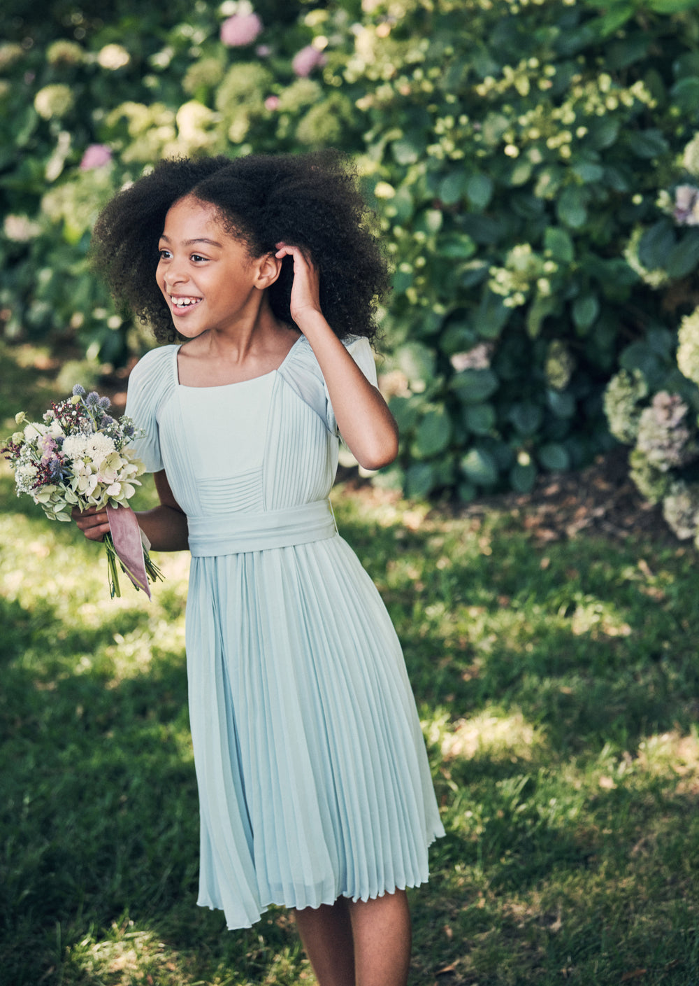 Girls Pleated Dress | Angel & Rocket