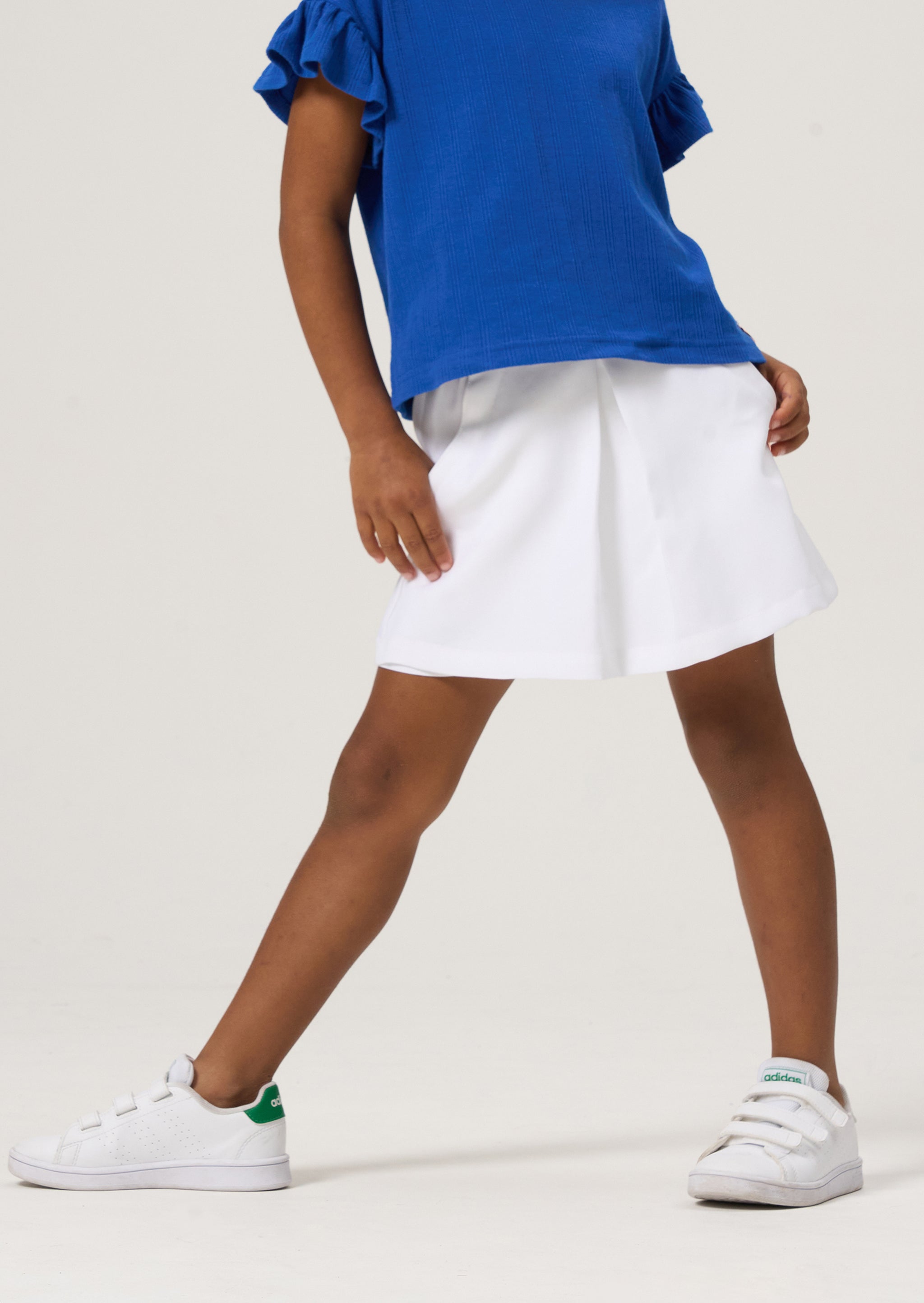 Girls White Skort | Angel & Rocket